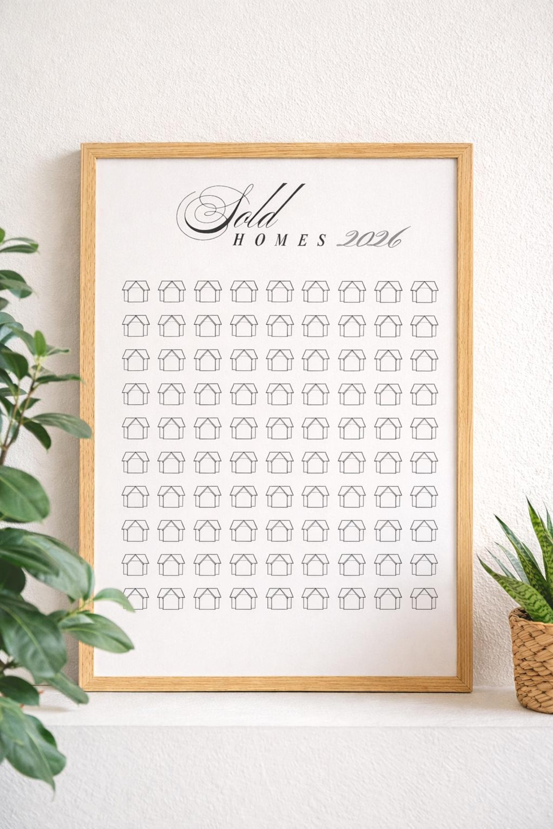 Realtor Sold Homes 2026 Tracker | Real Estate Sales Tracker Printable ...