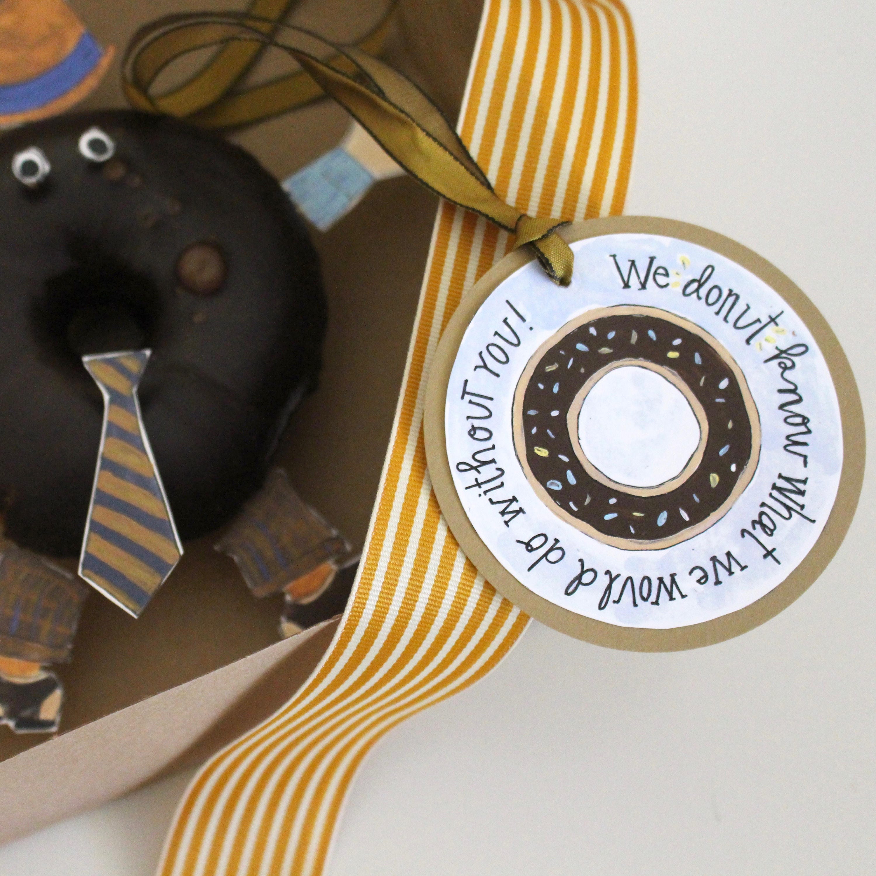 Dapper Daddy-o Donuts Illustrated Color Printable - Etsy