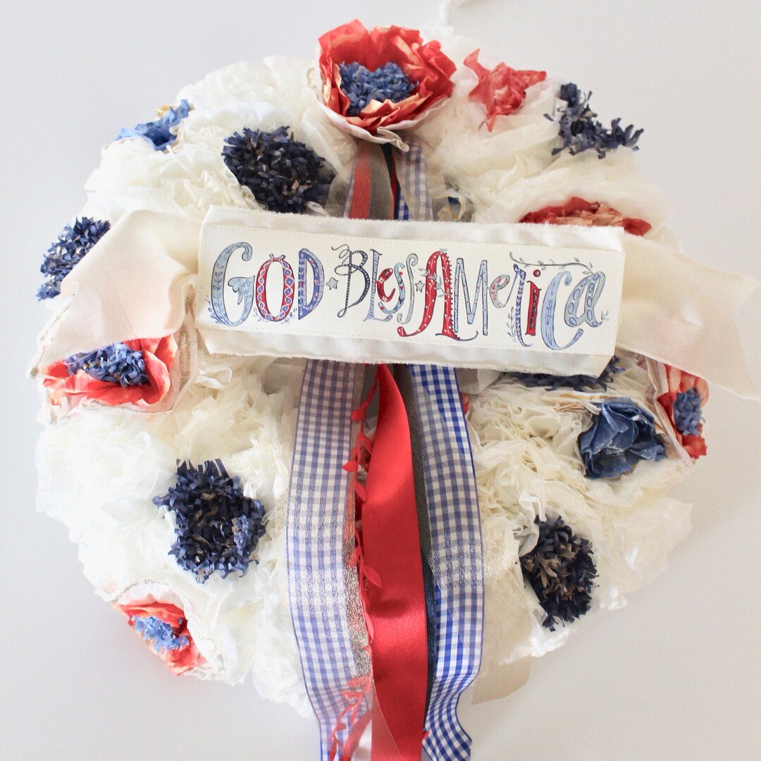 Kit for Patriotic Coffee Filter Wreath - Etsy