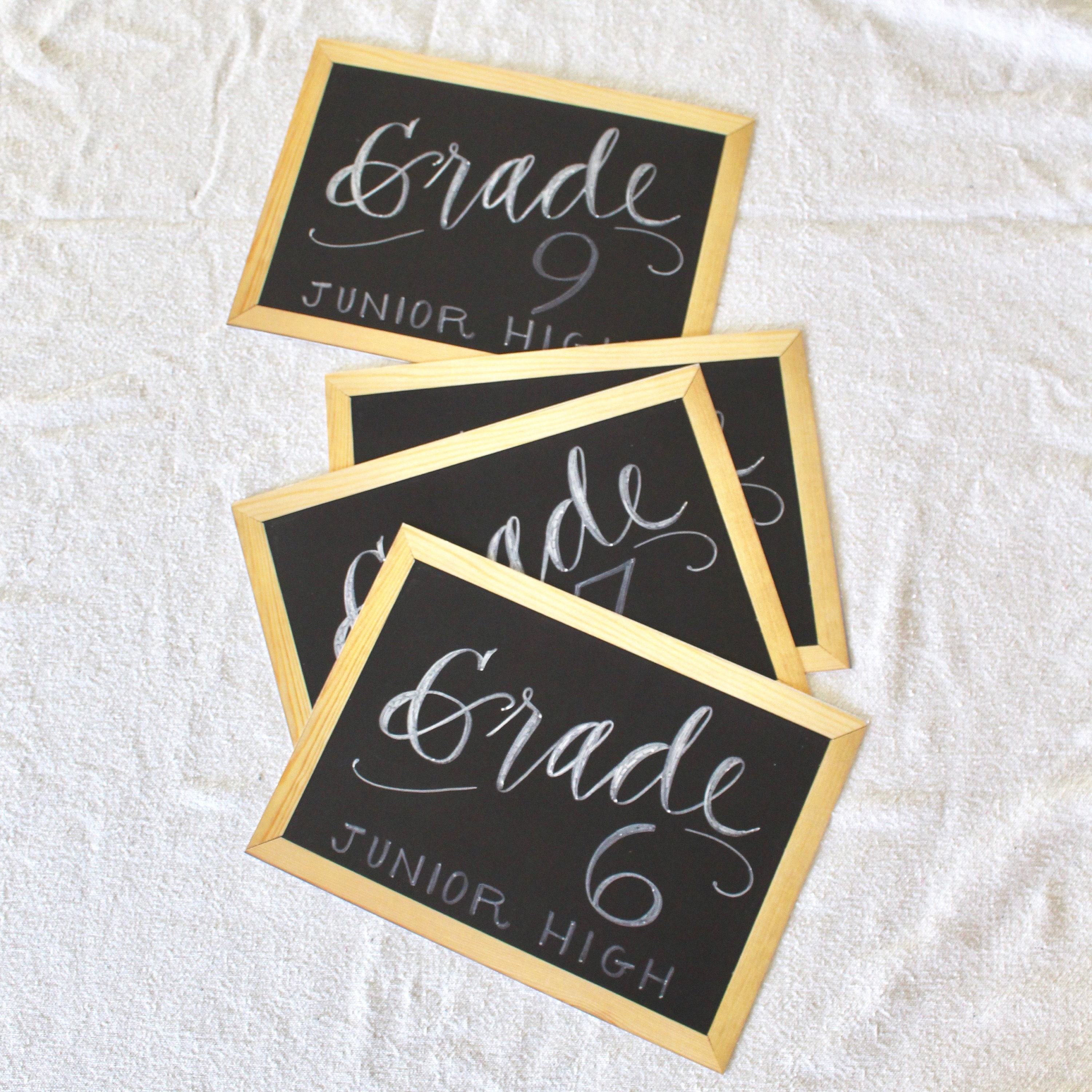First Day of School Signs 16 Pdfs Chalkboard Preschool-12 | Etsy