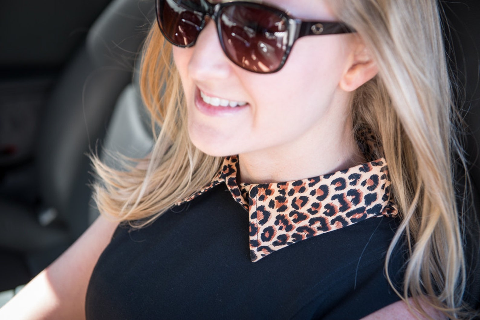 Igotcollared Dickey Collar in Leopard Print Aka Detach - Etsy