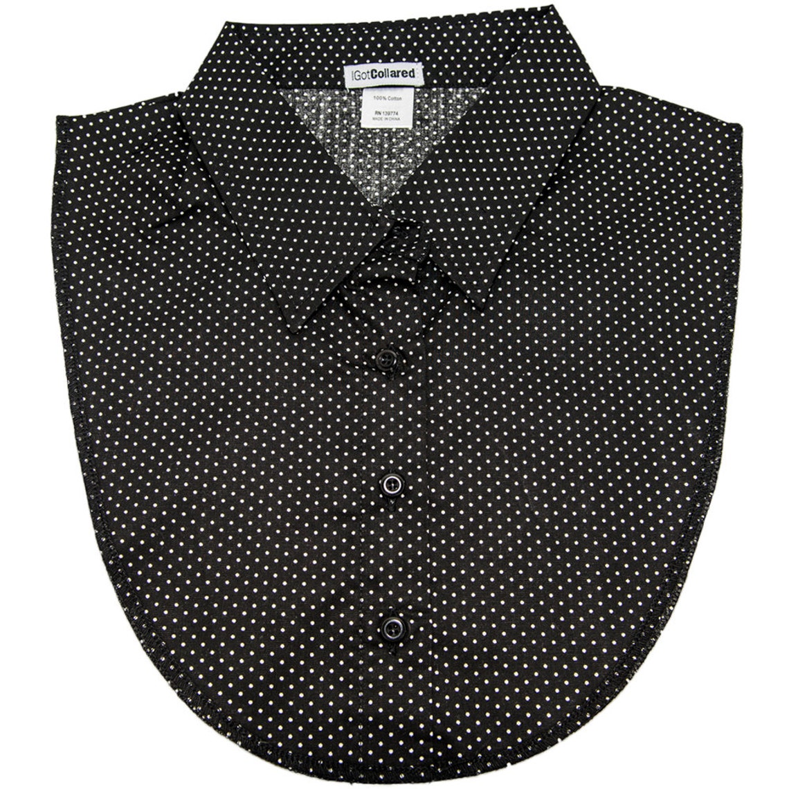 Igotcollared Dickey Collar in Polka Dot Aka Detach Collar, Detachable ...