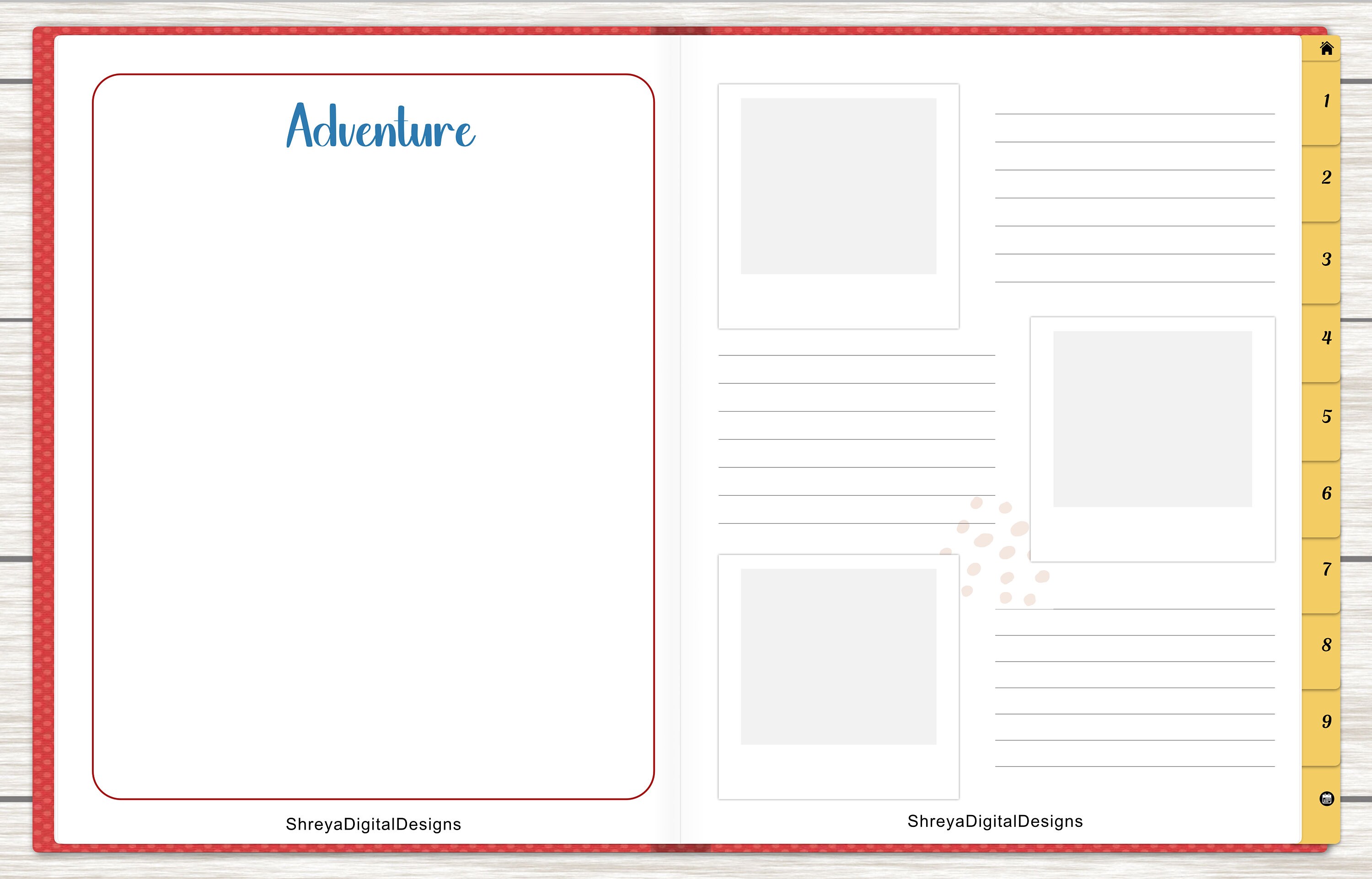 Digital Travel Journal, Memory Trip, Digital Scrapbook, Digital Photo ...