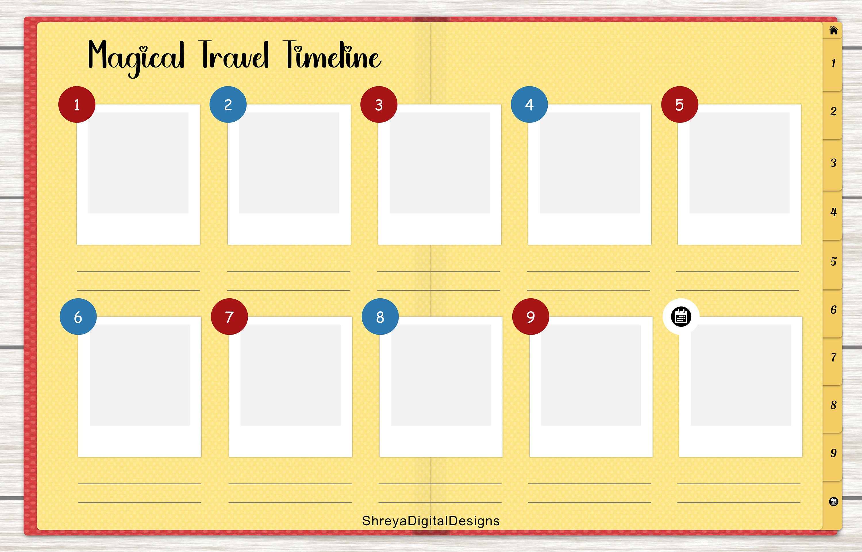 Digital Travel Journal, Memory Trip, Digital Scrapbook, Digital Photo ...