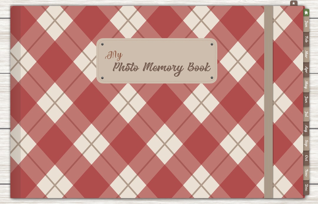 Digital Memory Photo Book, Yearly Photo Album, Goodnotes, Memory ...