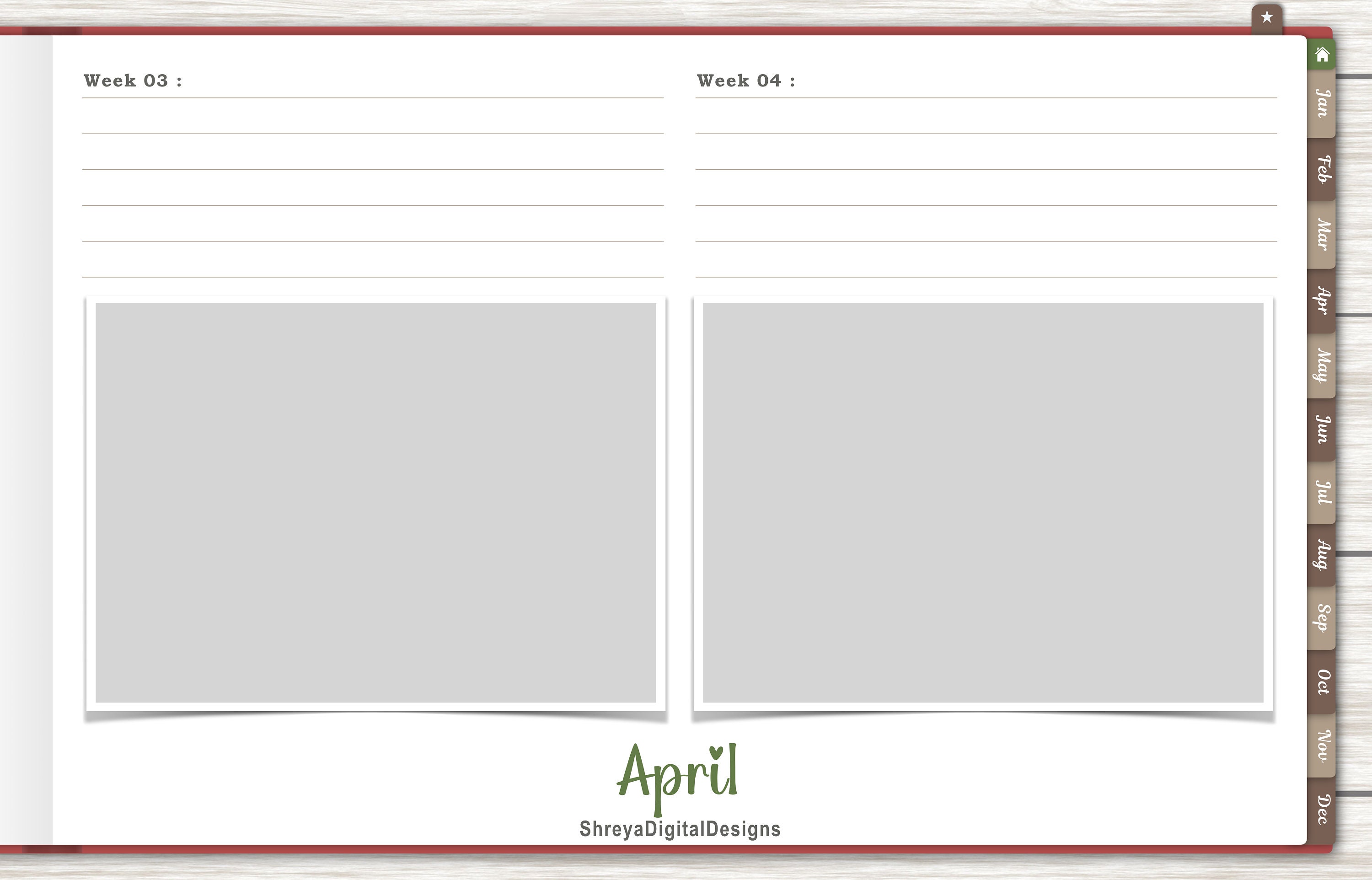 Digital Memory Photo Book, Yearly Photo Album, Goodnotes, Memory ...