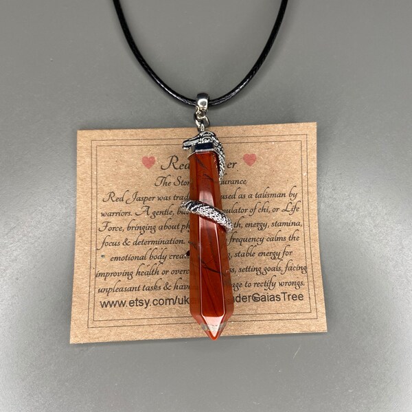Red Crystal Necklace - Etsy