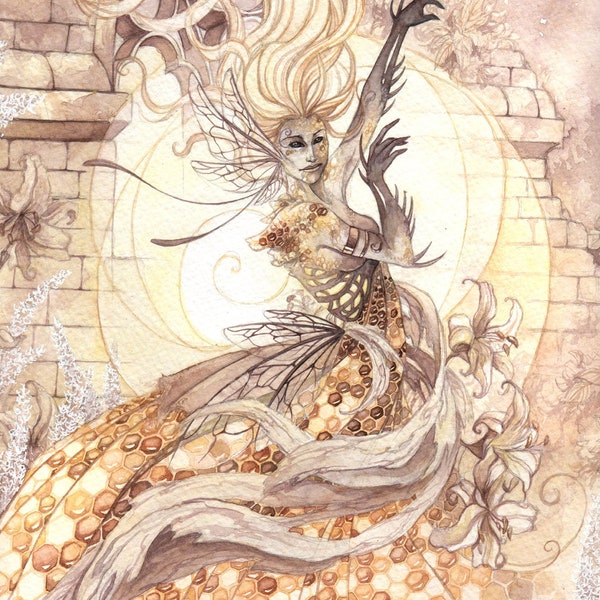 Queen Bee Painting - Etsy