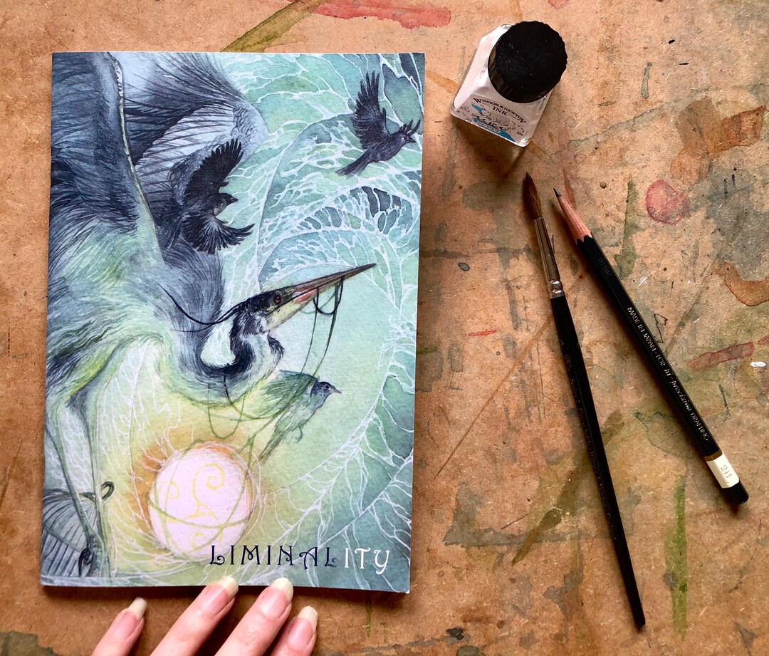 Liminality Volume 1- Art Booklet/ Zine, Watercolor Art Book, Mythology ...