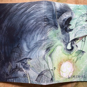 Liminality Volume 1- Art Booklet/ Zine, Watercolor Art Book, Mythology ...