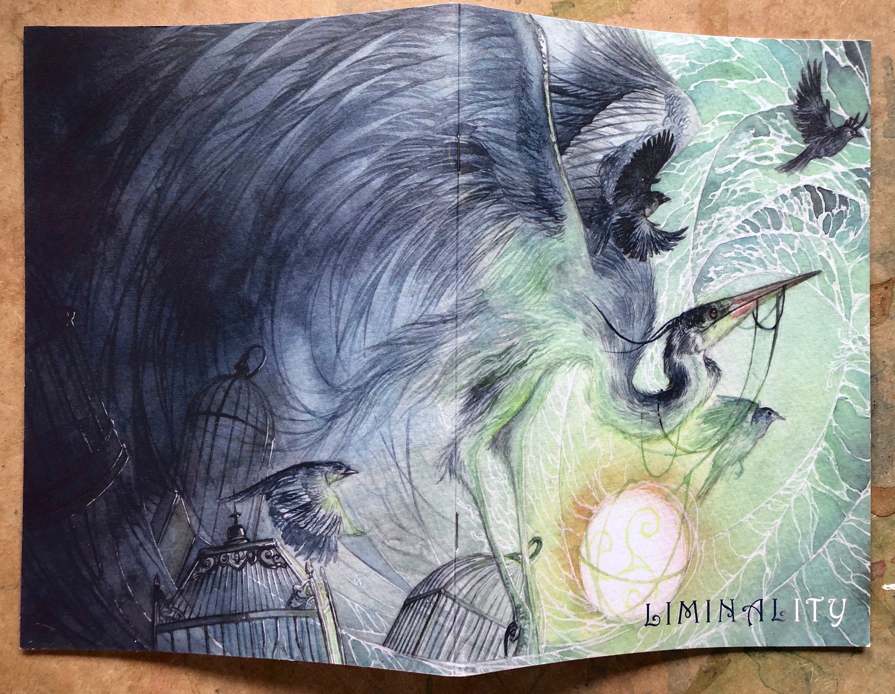 Liminality Volume 1- Art Booklet/ Zine, Watercolor Art Book, Mythology ...