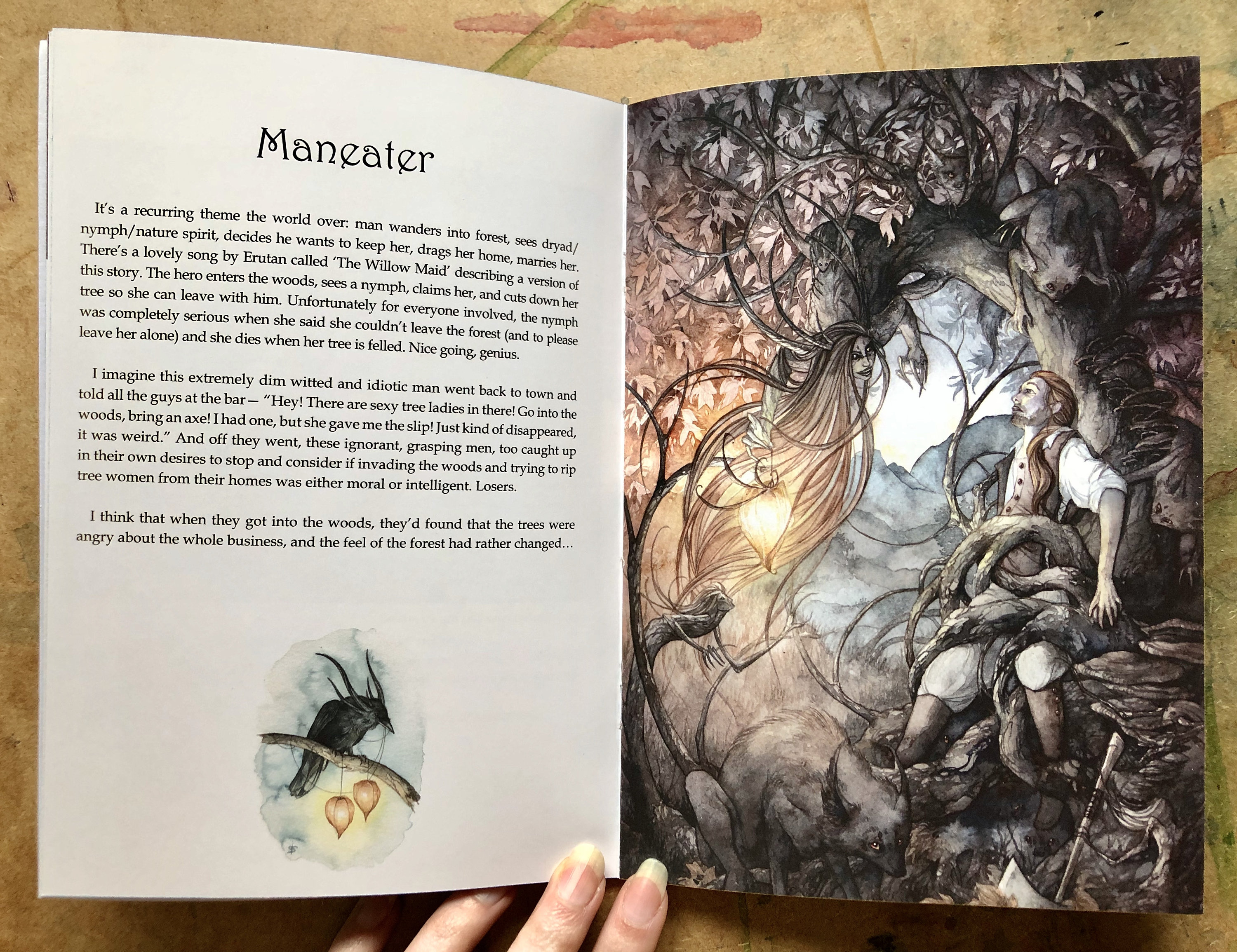 Liminality Volume 1- Art Booklet/ Zine, Watercolor Art Book, Mythology ...