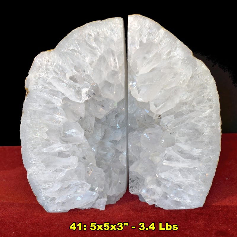 Geode Bookends - Etsy