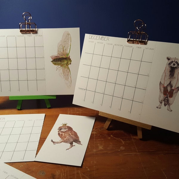 Easel Calendar - Etsy
