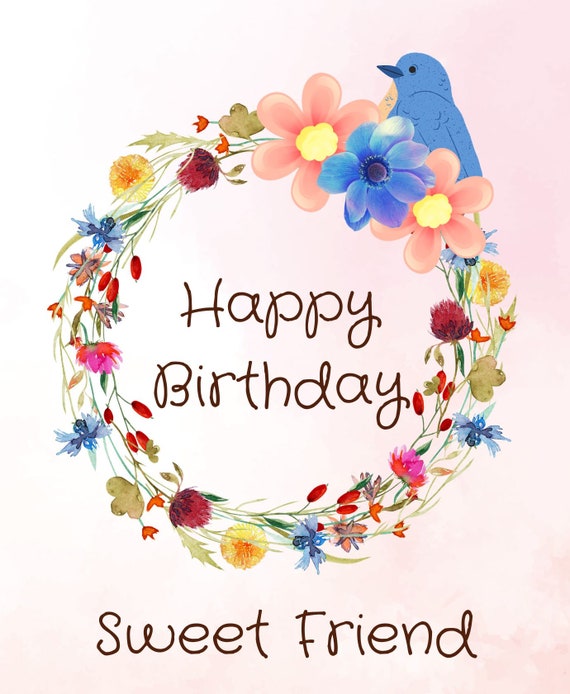 Printable Happy Birthday Friend 780+ Happy Birthday Letter To A Friend