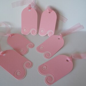 Birthday Gift Tags, Pink Tags, Wedding Gift Tags, Baby Shower Gift Tags ...