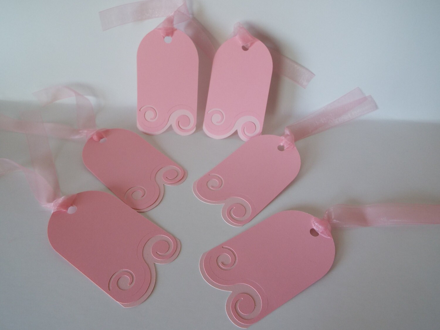 Birthday Gift Tags, Pink Tags, Wedding Gift Tags, Baby Shower Gift Tags ...