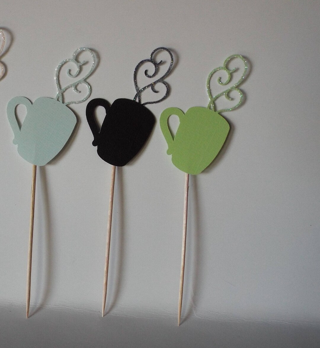 Toppers, Cupcake Toppers, Food Toppers, Coffee Cup Toppers, Cream ...