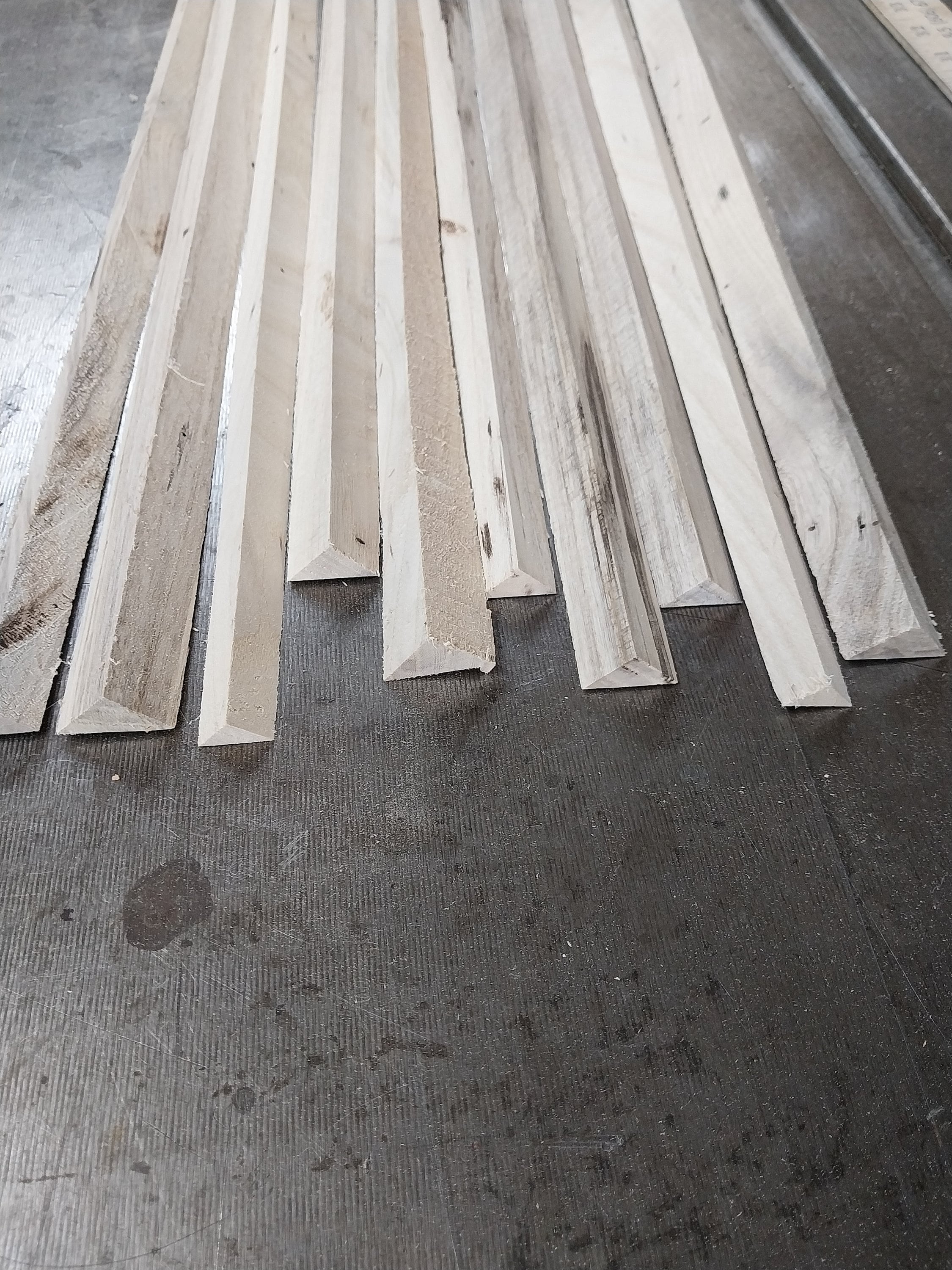 Walnut and Hack Berry Wood Corner Strips 20 Pieces - Etsy