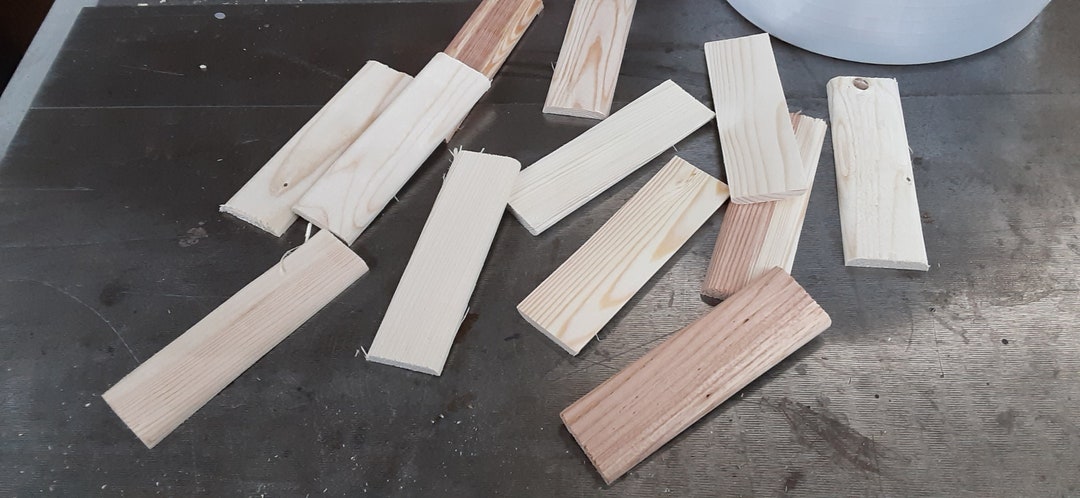 100 Piece Pine Cutoff Rounded Edge Scraps - Etsy