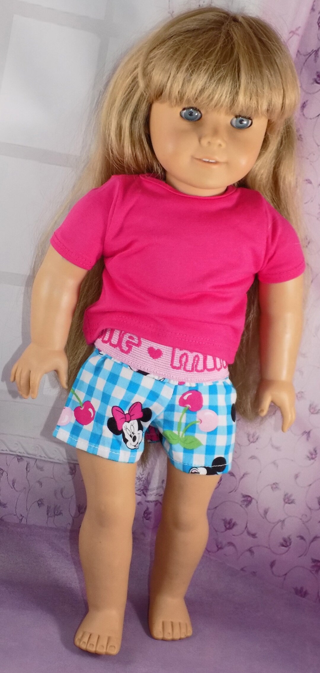18 Doll Size Handcrafted Minnie Mouse Shorts Set or Pjs - Etsy