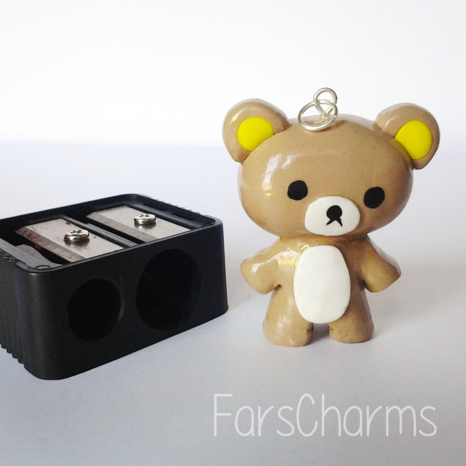 Rilakkuma Charm | Korilakkuma | Polymer Clay | Kawaii - Etsy