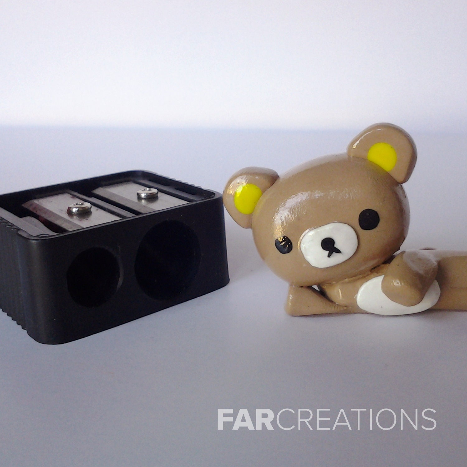 Rilakkuma Charm | Polymer Clay | Laying Down - Etsy