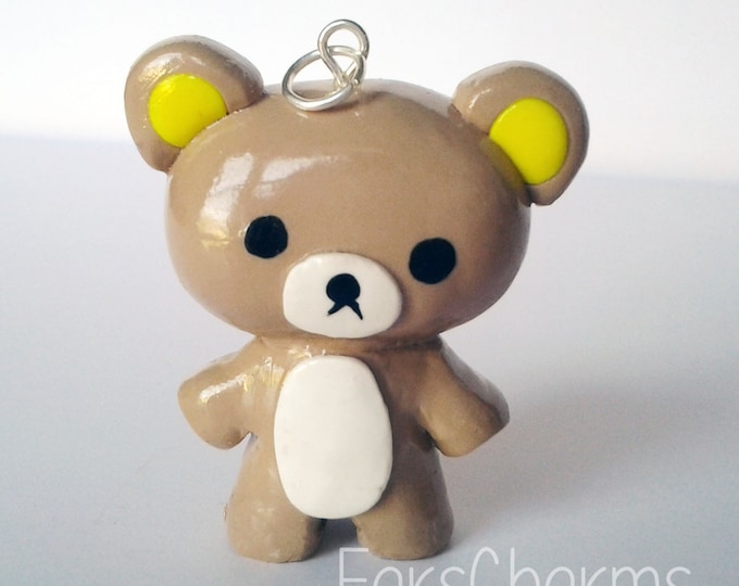 Rilakkuma Charm Korilakkuma Polymer Clay Kawaii - Etsy