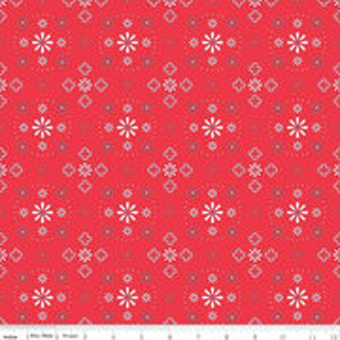 WB6420-RED 108'' Riley Blake Designs Red Bandana Wide Backing - Etsy