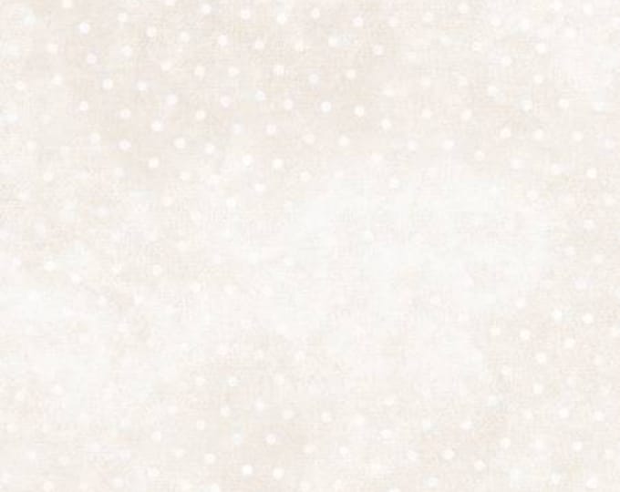 F18506M-EW 45'' Maywood Studios Light Cream Polka Dot Woolies Flannel ...