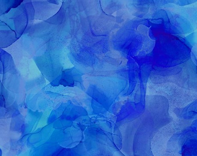 29257 -W 108'' Quilting Treasures Blue Star Swirl Wide Backing - Etsy