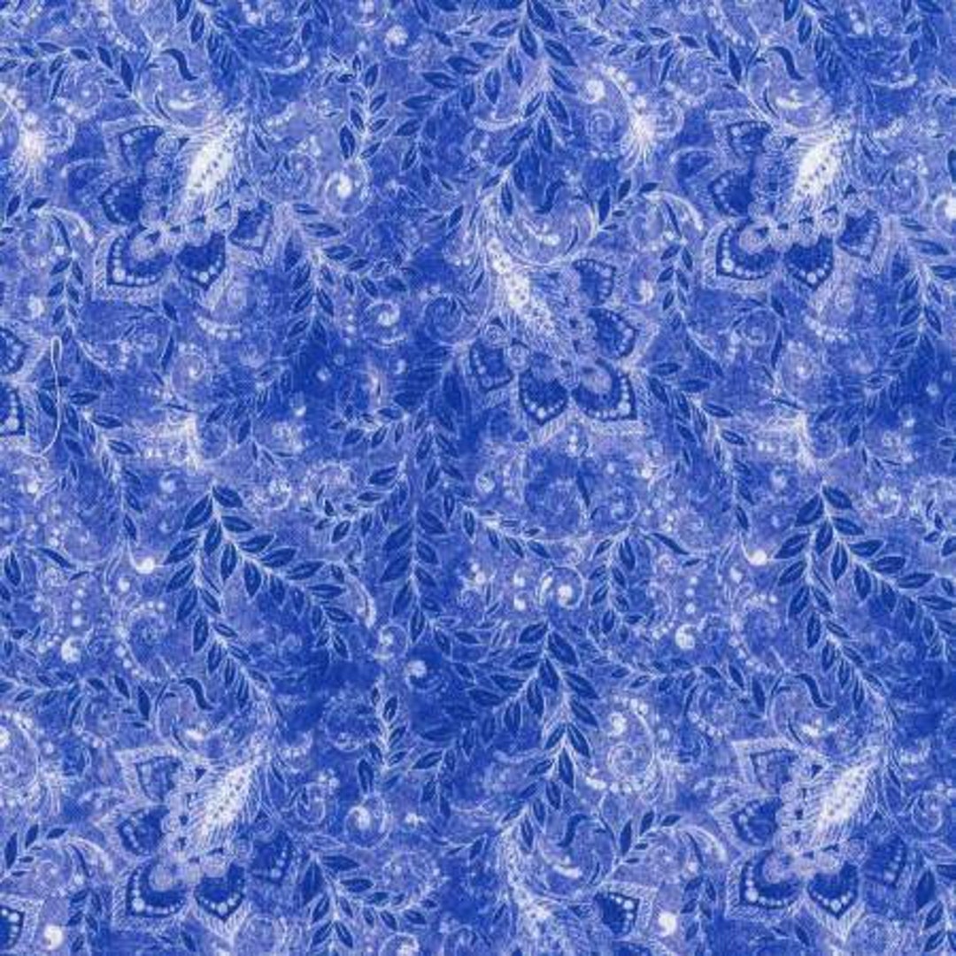18-40114 118'' Oasis Fabrics Royal/periwinkle Classic Wide Backing - Etsy