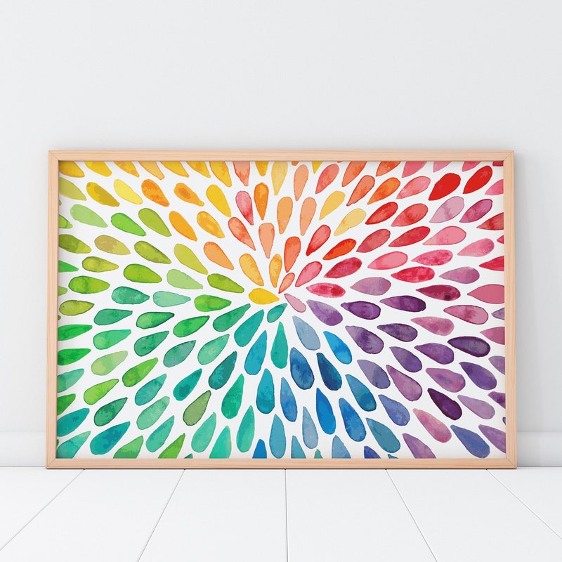 Rainbow Art Print - Etsy