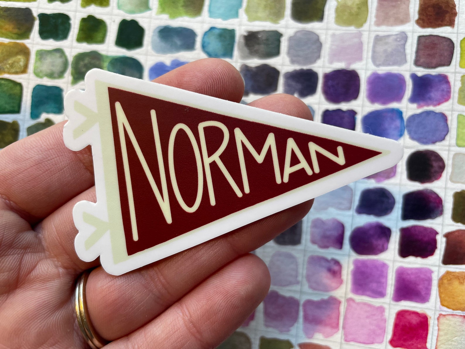 Norman Sticker Crimson Cream Decal Motivational Laptop - Etsy