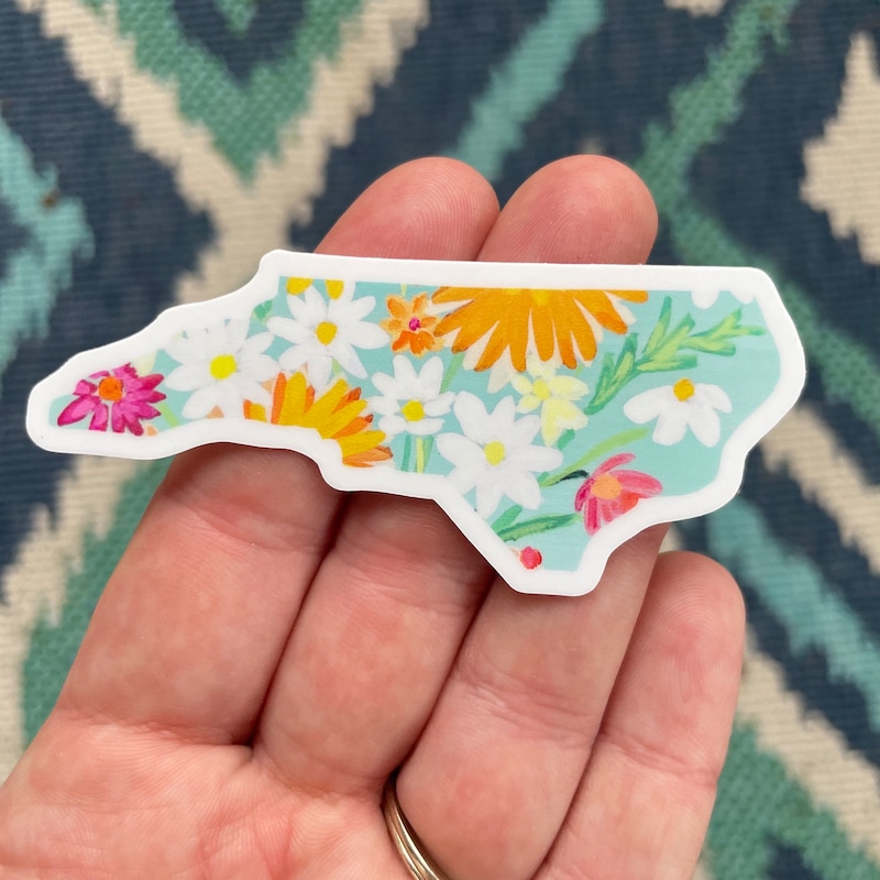 North Carolina Sticker - Etsy