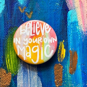 Motivational Buttons – Positive Affirmation Badges – Inspirational ...