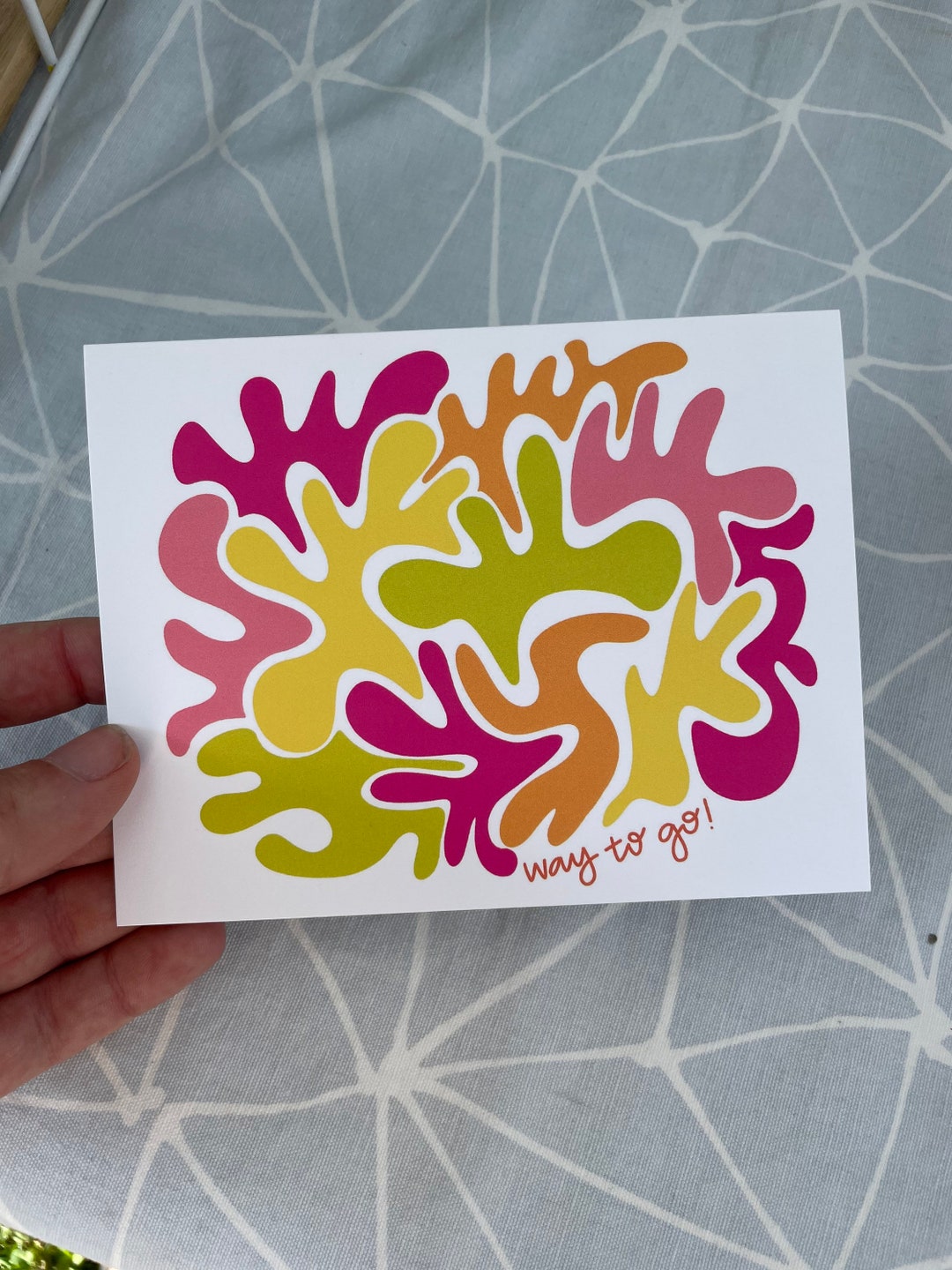 Way to Go! Card - Friendship - Encouraging Card - Support - Friend ...