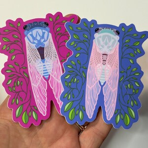 Cicada Sticker, Locust Decal - Laptop Sticker, Bumper Sticker, Water ...