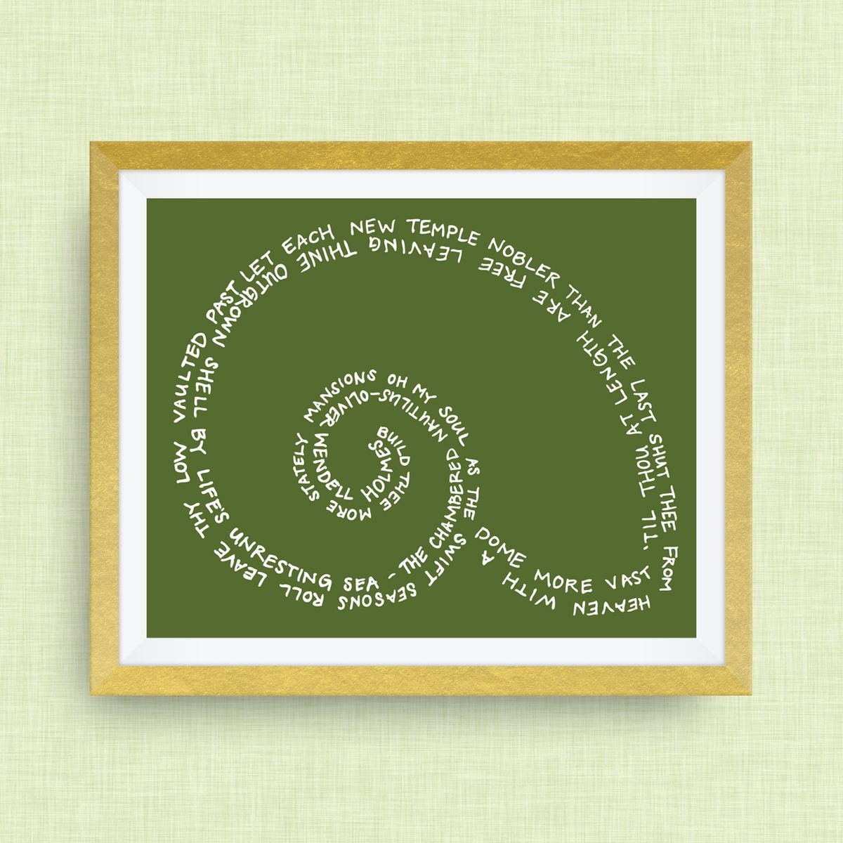 Kappa Delta Nautilus Shell