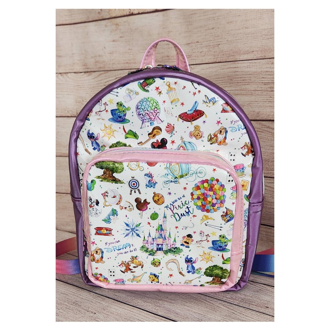 Spring Theme Park Mini Backpack PRICED REDUCED - Etsy