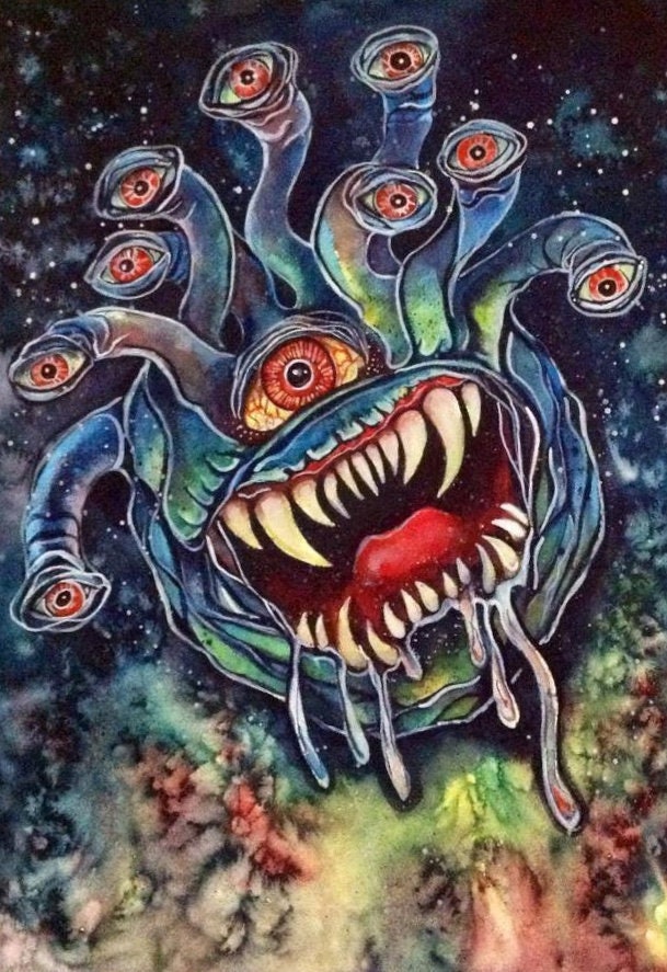 Eye Beast 8.5x11 Print - Etsy