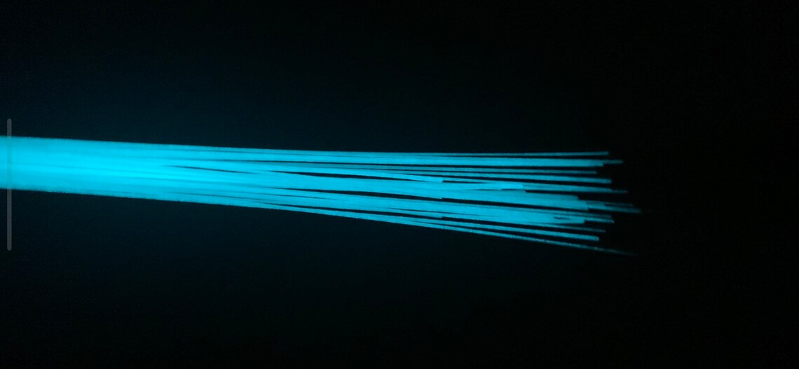 COE 96/ Stringer/ Turquoise Glow in the Dark .5 or 1 Ounce - Etsy