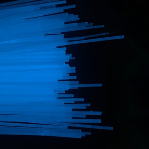 COE 90 /3-4mm Stringer/ Azure Glow in the Dark 2 Ounces - Etsy