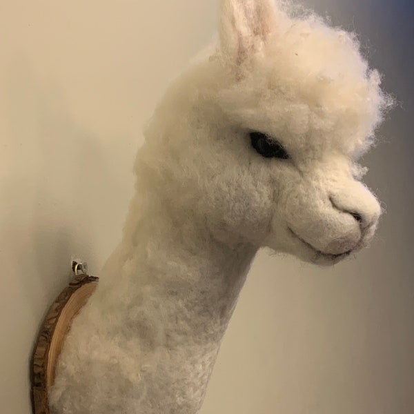 Needle Felted Alpaca - Etsy