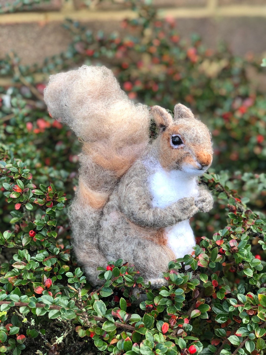 Needle Felted Squirrel - Etsy
