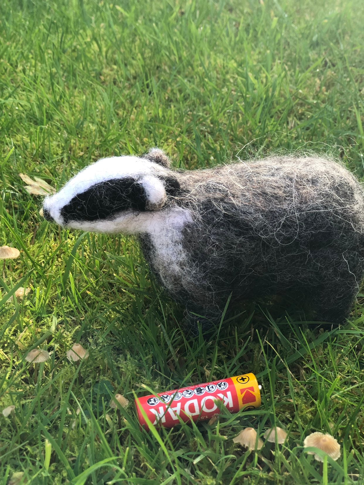 Needle Felted Badger Made to Order - Etsy UK