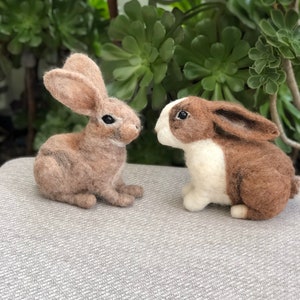 Needle Felted Bunny Rabbit - Etsy