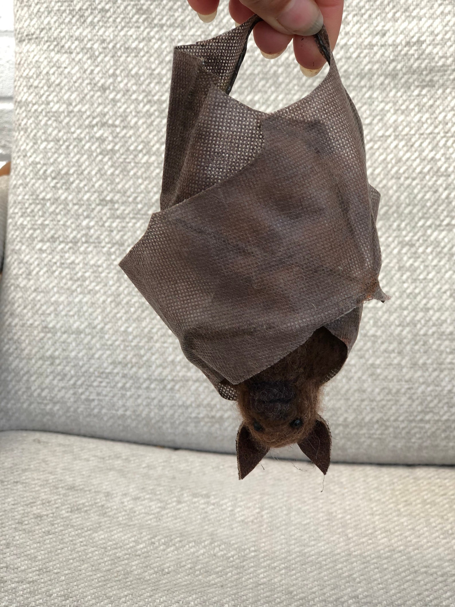 Needle Felted Bat Sculpture - Etsy