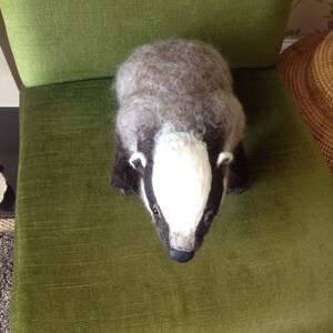Georgeous Life Size Baby Badger Cub Needle Felted Lifelike Wild Animal ...