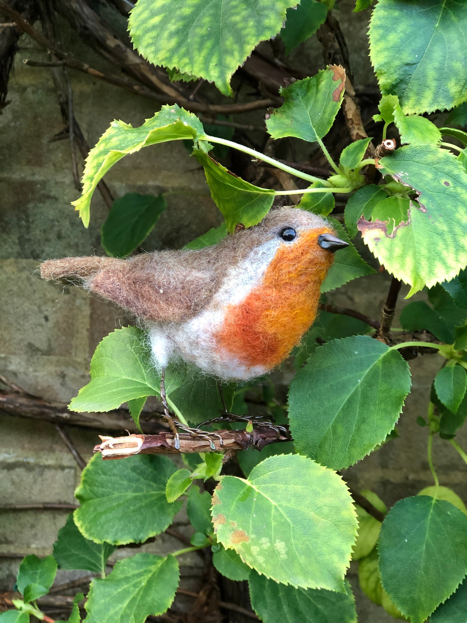 Needle Felted Robin Made to Order | Etsy